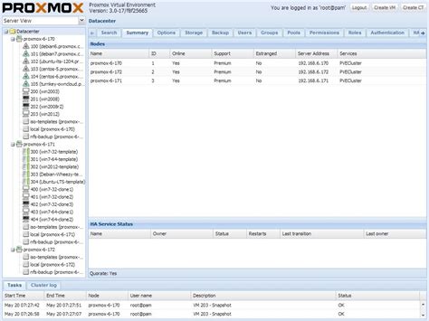 Proxmox Ve Virtual Environment 34 Os Is Based On Debian Wheezy 78