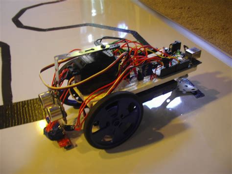 My Arduino Line Following Robot With Pololu Qtr 6a Ir Reflectance