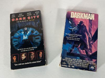 Darkman Vhs 1991 Liam Neeson Frances Mcdormand And Dark City Vhssci