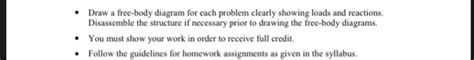 Solved Draw A Free Body Diagram For Each Problem Clearly Chegg