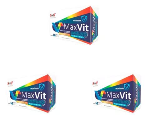Kit Suplemento Alimentar Maxvit Immuno C Caps Smax MercadoLivre