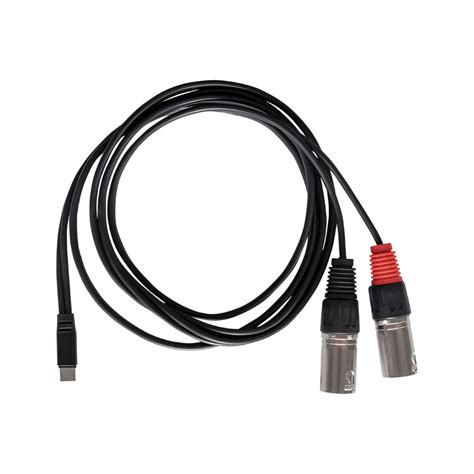 Rubiqube Ipdxl Iphone To Dual Xlr Male Cable Black 18 Meter
