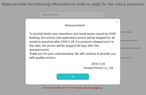 Huawei Is Killing Its Bootloader Unlocking Service Liliputing