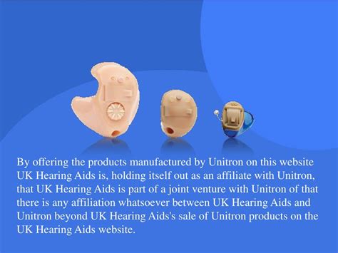 Ppt Unitron Hearing Aids Powerpoint Presentation Free Download Id
