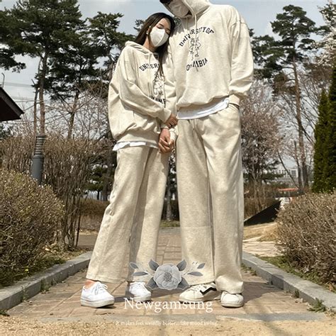 [💥주문폭주 재입고완료 🧶자체제작 🧸특양면 곰돌이ver2] 오버핏 커플티 곰돌이 후드티 조거팬츠 커플 시밀러룩 트레이닝복