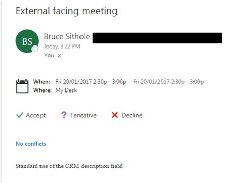 Send Meeting Requests With Dynamics Crm And Server Side Synchronization