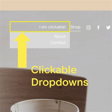 how to make squarespace navigation dropdowns clickable sf digital