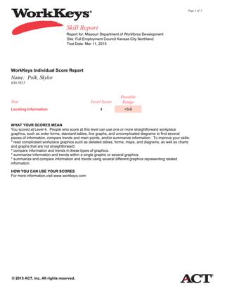 WorkKeys PDF Careers