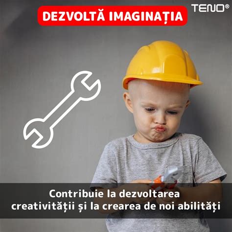 Set Trusa De Unelte Si Scule Teno® Jucarie De Rol 14 Accesorii Si Cutie Pentru Depozitare 37