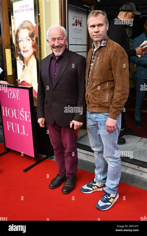 London England Uk 25th May 2023 Simon Callow Sebastian Fox