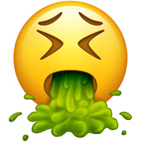 🤮 Face With Open Mouth Vomiting Emoji Copy And Paste Emoji Stock