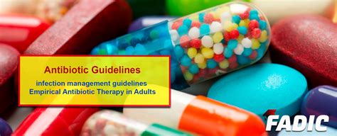 Antibiotic Guidelines Antimicrobial Prescribing Guidance Fadic