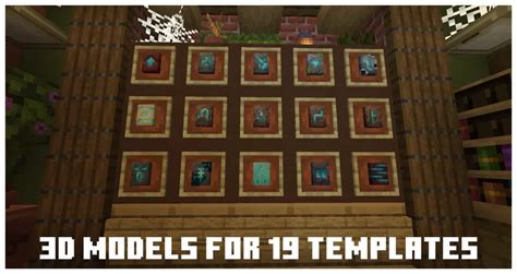 3d Smithing Templates Minecraft Texture Pack