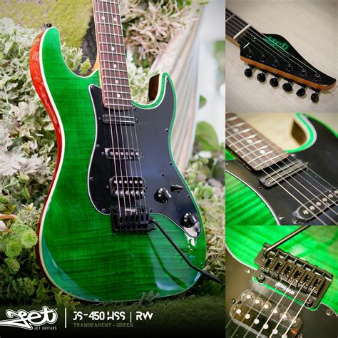 Music กีตาร์เขียวเหนี่ยวทรัพย์ รับปีใหม่ 💚 Jet Js 450 Hss Rw