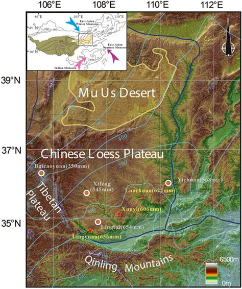 Loess Plateau Map
