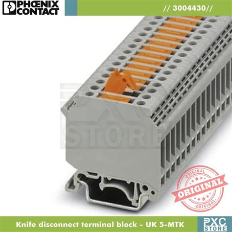Jual Phoenix Contact Knife Disconnect Terminal Block Uk 5 Mtk