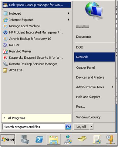 Fred De Jonge Windows Server 2008 R2 Install Cleanmgr Exe Disk Cleanup Without Enabling