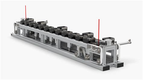 Automatic Ring Tooling Line Accompanying Conveyor 3d Model Turbosquid
