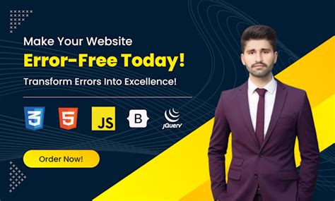 Fix Frontend Bugs In Html Css Bootstrap Javascript And Jquery Professionally By Cutesaim