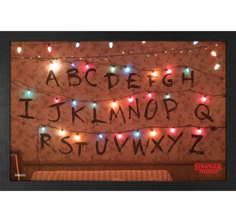Stranger Things Wills Lights 11x17 Gel Coat Framed Print Wayfair