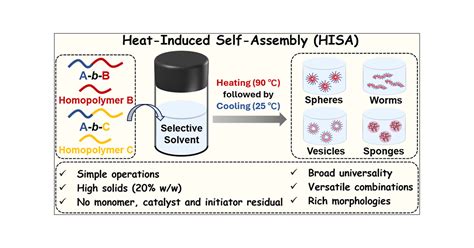Expanding The Scope Of Self Assembly Heat Induced Self Assembly Of Block Copolymers With High
