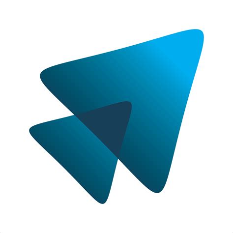 Modern Blue Triangle Arrow Logo Design Vector Art At Vecteezy