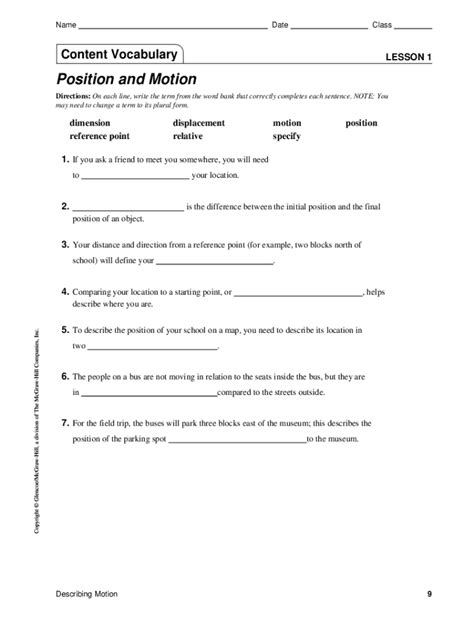 Fillable Online Chapter 1 Worksheetspdf Name Date Class Content Fax Email Print Pdffiller