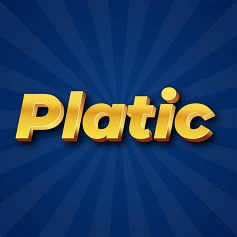Premium Photo Platic Text Effect Gold  Attractive Background Card