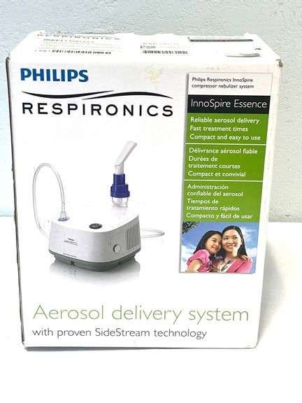 Phillips Respironics Innospire Compressor Nebulizer System Aerosol Delivery System