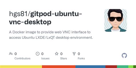 Github Hgs81gitpod Ubuntu Vnc Desktop A Docker Image To Provide Web