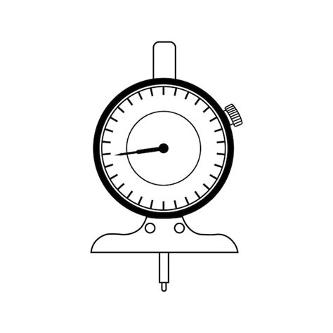 Premium Vector Dial Indicator Icon