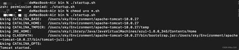 mac os配置tomcat服务器教程 mac tomcat csdn博客