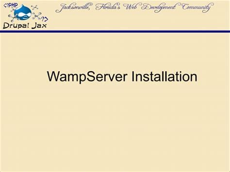 Installation Of Wampserver Docx