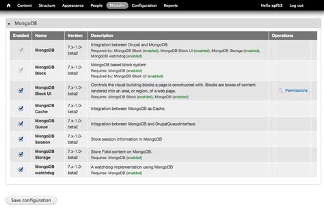 getting started with drupal and mongo db spf13