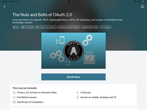 Learn Oauth Over The Winter Break • Aaron Parecki