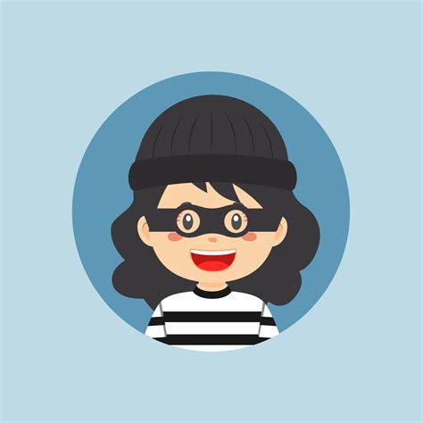 Avatar Of A Thief Character 17779141 Vector Art At Vecteezy