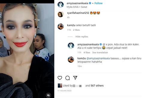 Amyza Aznan Sarung Seluar Warna Kulit Tak Berani Pakai Seksi Masuk Tv
