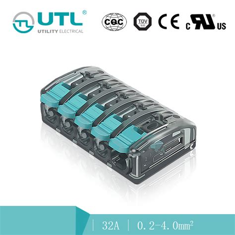 5p Quick Connect Terminal Blocks Compact Splicing Connector Lighting