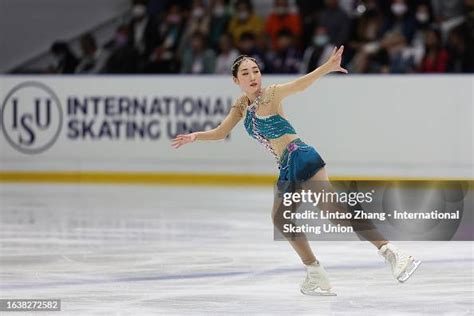 Heesue Han Of South Korea Performs In The Womens Free Skating Of Isu