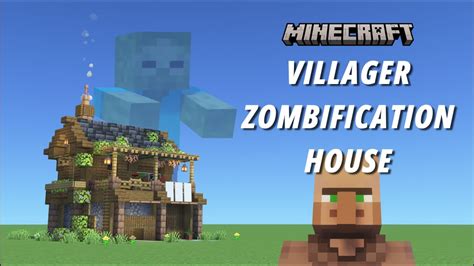 Minecraft Villager Zombification House Tutorial [aesthetic Farm] [java