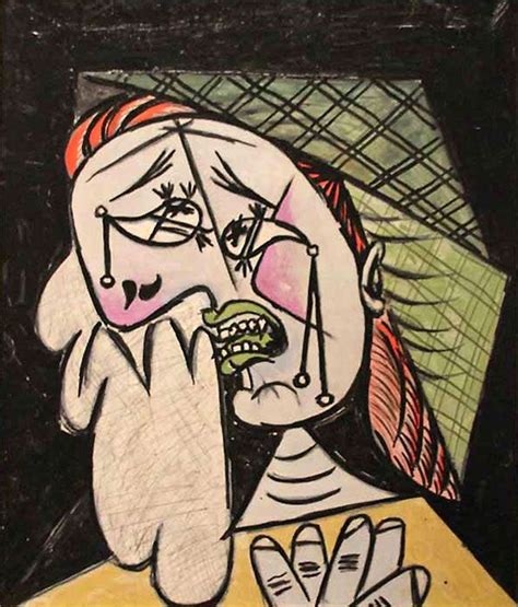 Картина Пабло Пикассо Плачущая женщина с платком 2 1937 Arte De Picasso Obras De Picasso