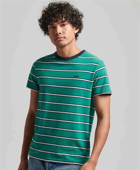 Organic Cotton Vintage Striped T Shirt