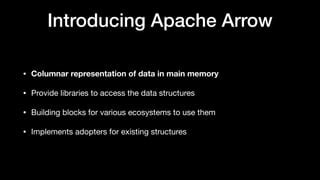 PyData Sofia May Intro To Apache Arrow PPT
