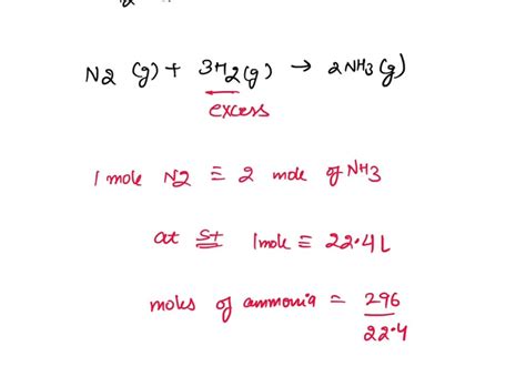 SOLVED The Reaction Chamber In A Modified Haber Process For Making