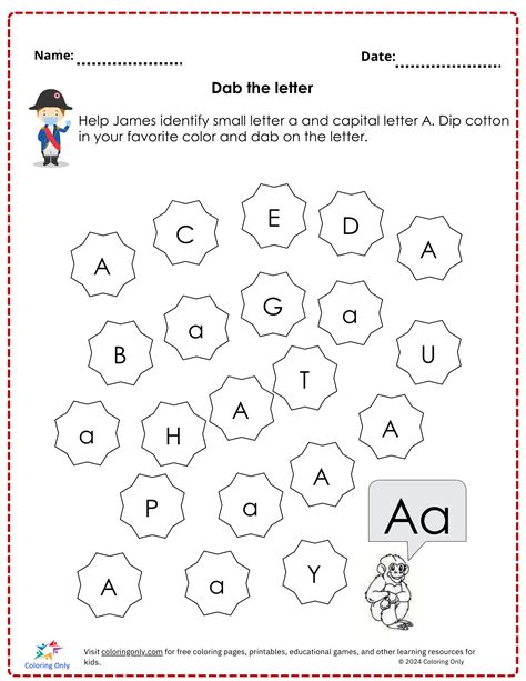 Dab The Letter Free Printable Worksheet