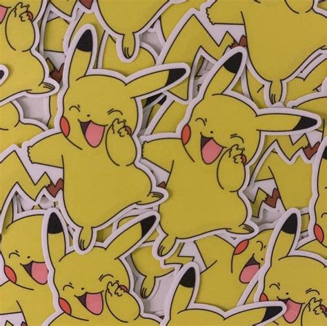 Pikachu Sticker Etsy
