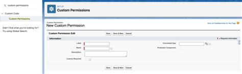 Custom Permissions In Salesforce Fine Tuning User Access Salesforce Ben