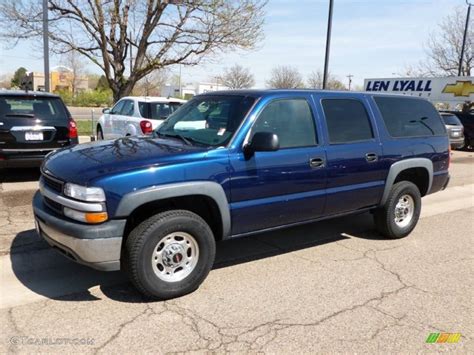 2001 Suburban 2500 Ls 4x4 Indigo Blue Metallic Graphite Photo 1 2001 Suburban Chevrolet