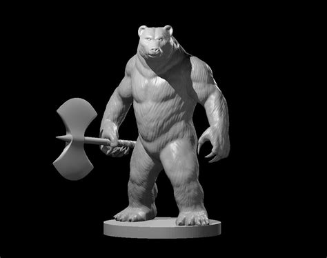 Werebear Updated By Mz4250 Download Free Stl Model