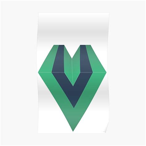 Vue Js 3d Poster By Wiloahadi Redbubble
